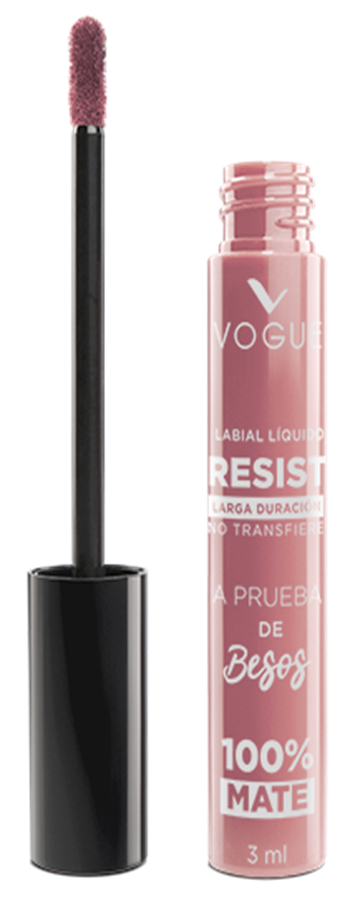 Labial líquido Resist Natural 3 ml | Vogue Cosméticos